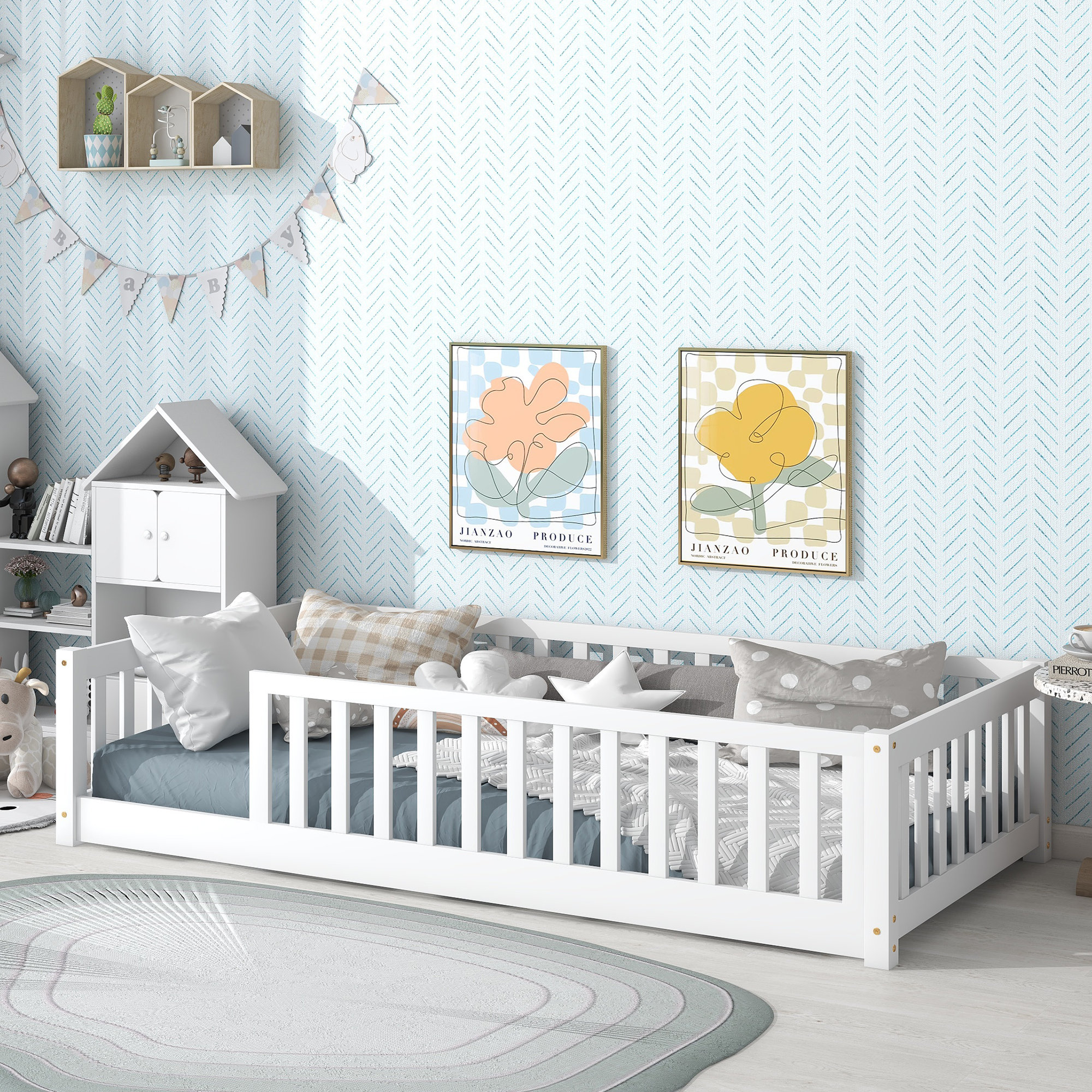 Harriet Bee Giezi Twin Panel Bed by Harriet Bee & Reviews | Wayfair