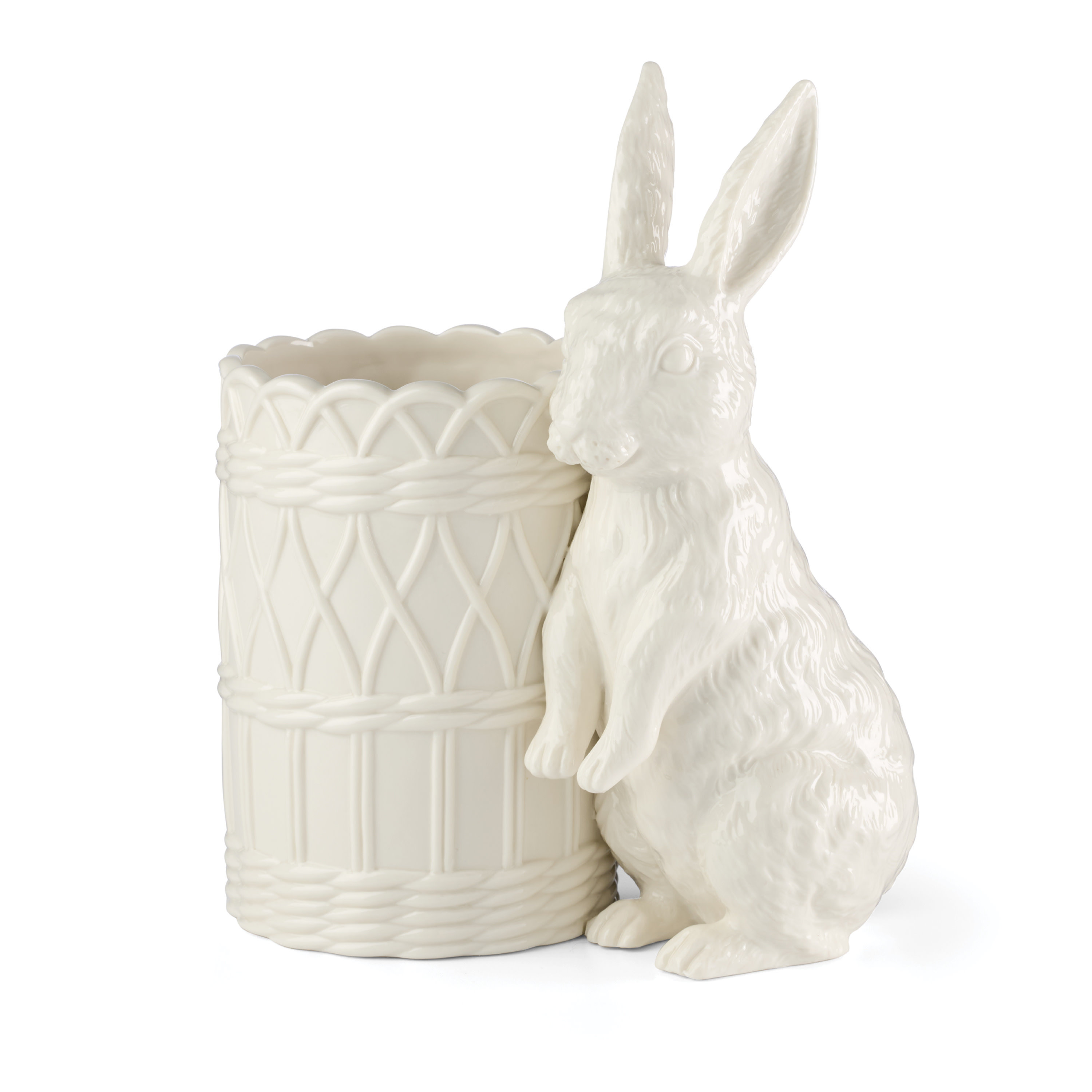 Lenox Wicker Creek Bunny Vase | Wayfair