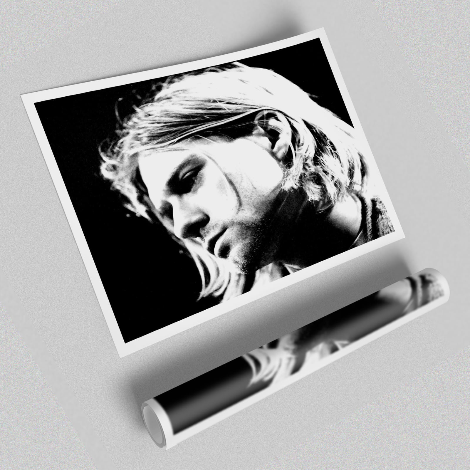 East Urban Home Kurt Cobain Face - Photograph Print on Paper | Wayfair ...