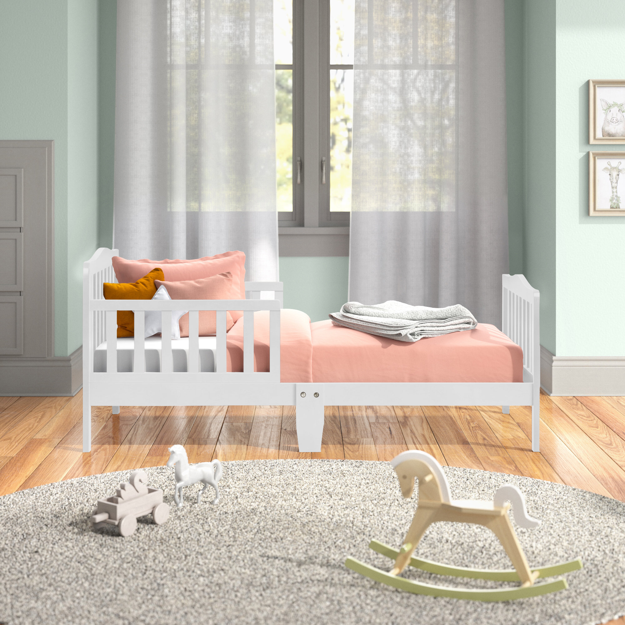 Dream On Me Classic Toddler Solid Wood Bed & Reviews | Wayfair
