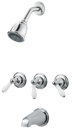 Pfister 3-Handle Thermostatic Tub and Shower Faucet with Trim & Reviews ...
