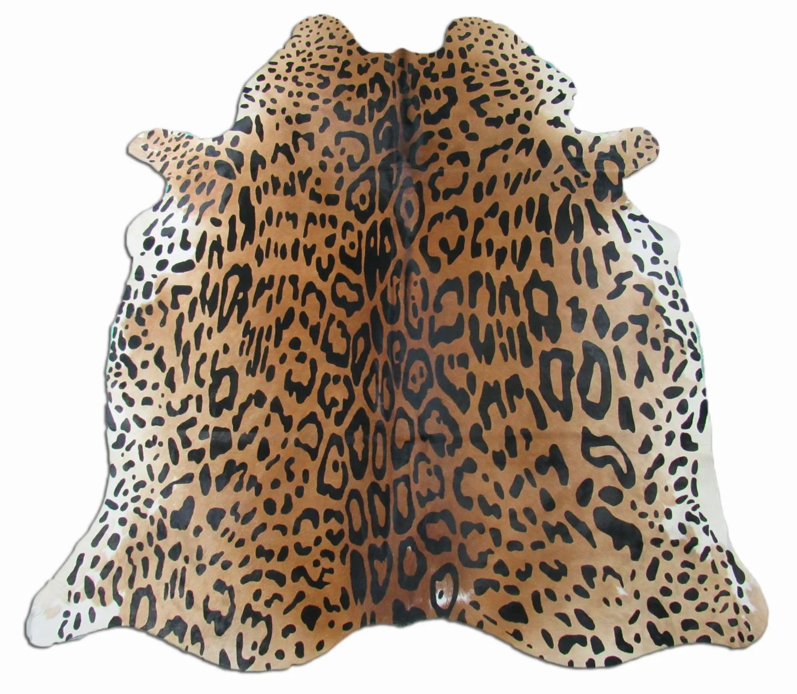 Everly Quinn Annedoris Jaguar Print Cowhide Leather Rug & Reviews | Wayfair