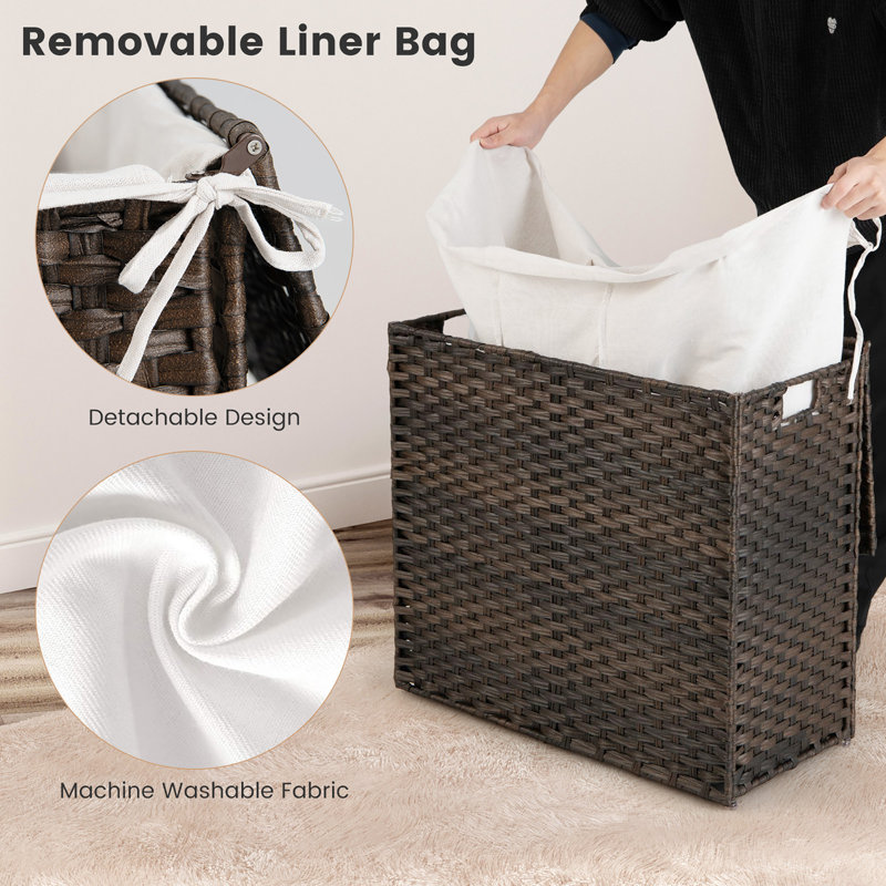 Laurel Foundry Modern Farmhouse® Laundry Hamper & Reviews | Wayfair