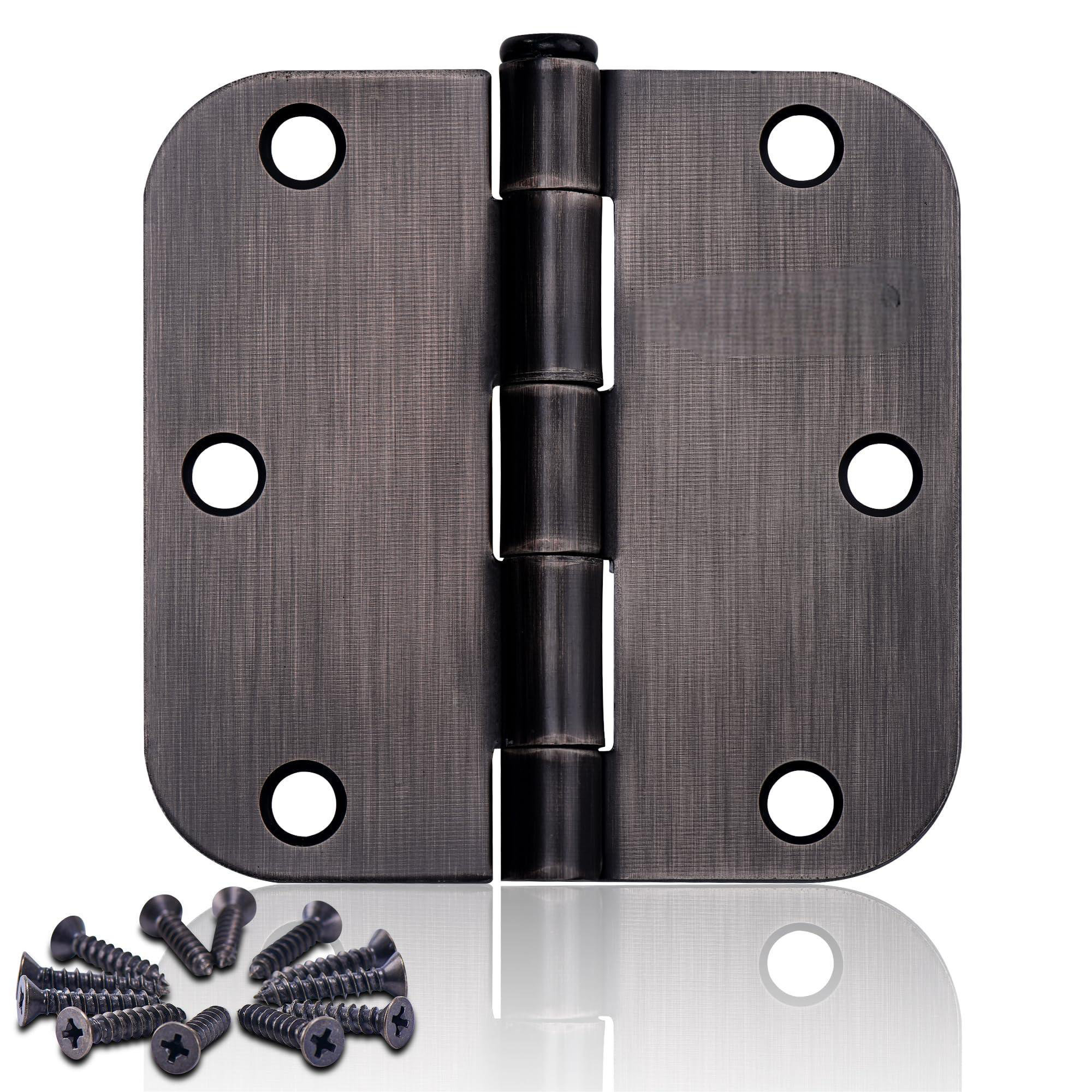 MARLIN MANUFACTURING COMPANY, INCORPORATED 24 Pack Door Hinges, 3.5 X 3 ...