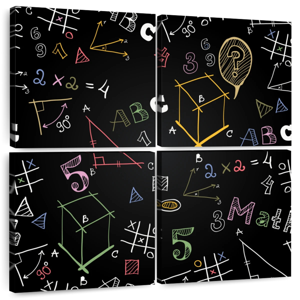 Trinx Keiri Math Equation Doodles | Wayfair