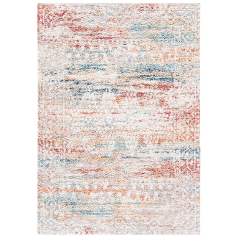 Bungalow Rose Wandle Performance Southwestern Rug & Reviews | Wayfair