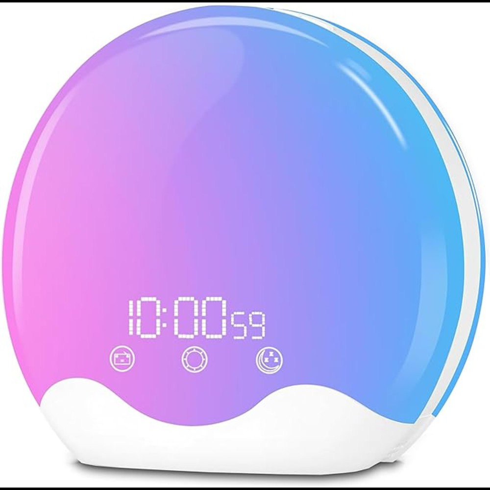 Ivy Bronx Digital Plastic / Acrylic Electric Tabletop Clock with Alarm ...