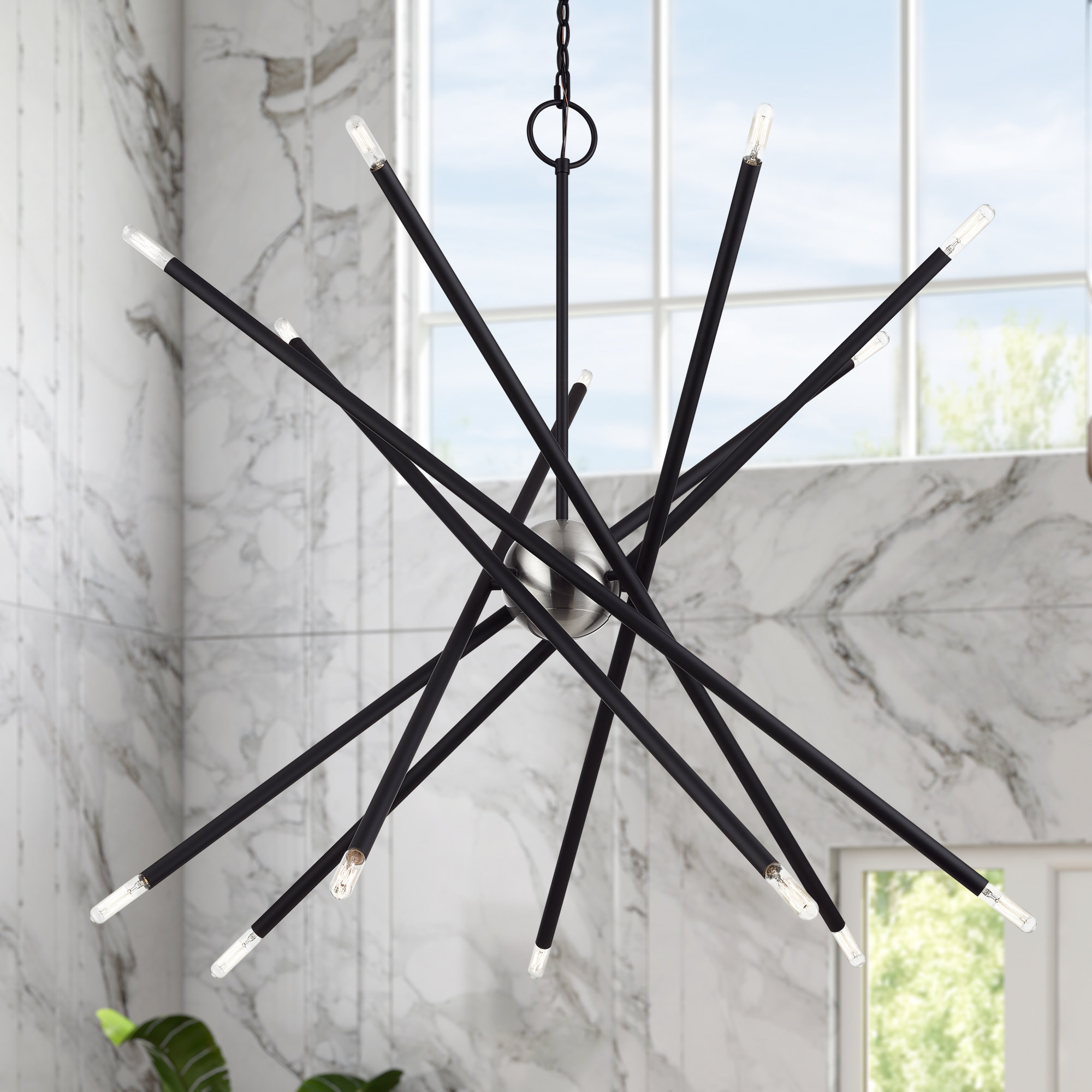 Brayden Studio 14 Light Black Extra Large Foyer Chandelier - Wayfair Canada
