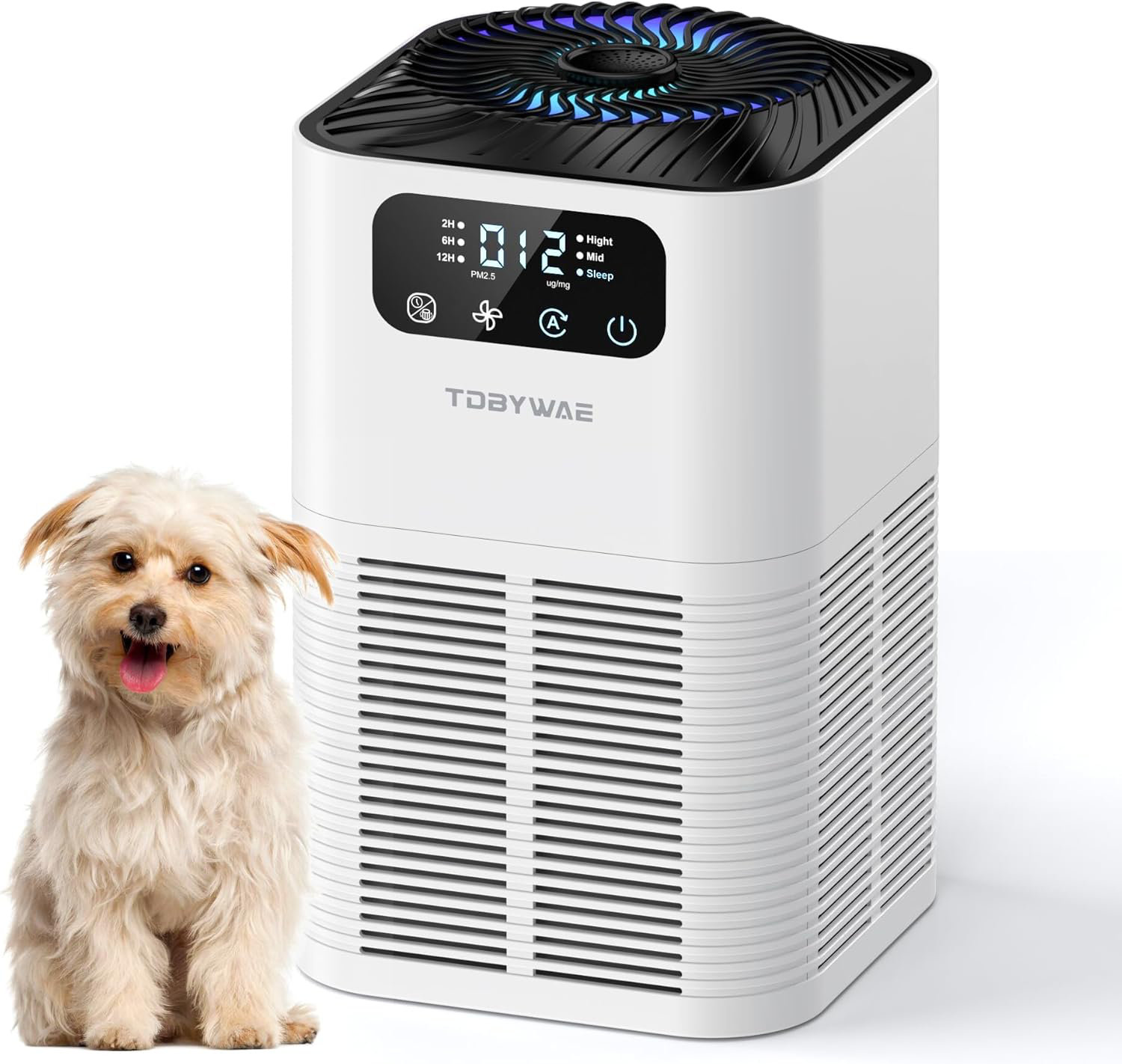 TDBYWAE HEPA Air Purifier for Large Rooms (Up to 1076 Sq Ft): H13 ...