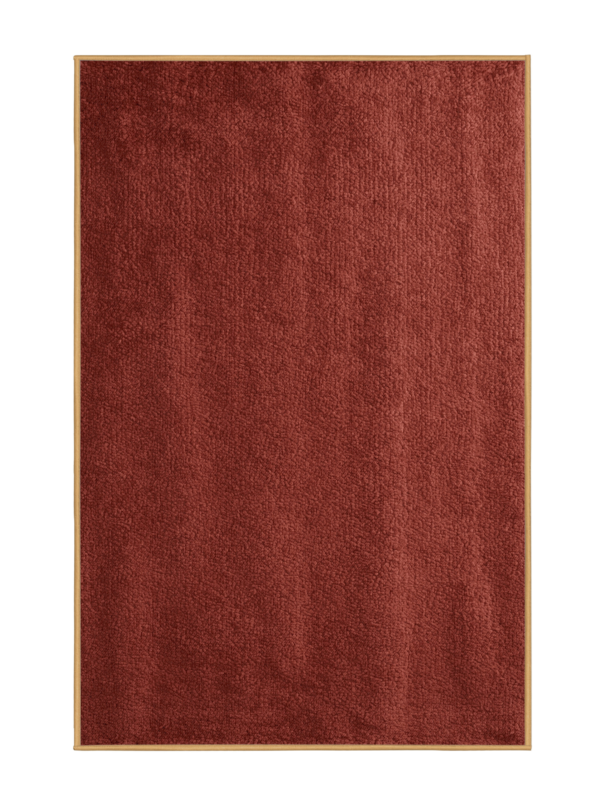 Hokku Designs Machine Washable Solid Brown Area Rug | Wayfair