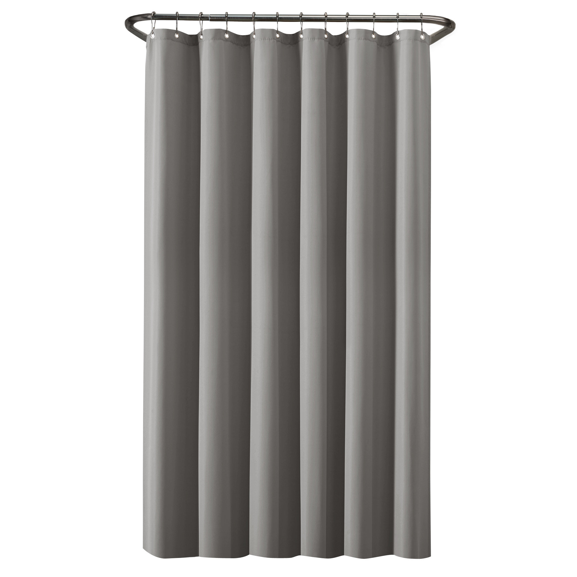 Latitude Run® Solid Single Shower Curtain & Reviews | Wayfair