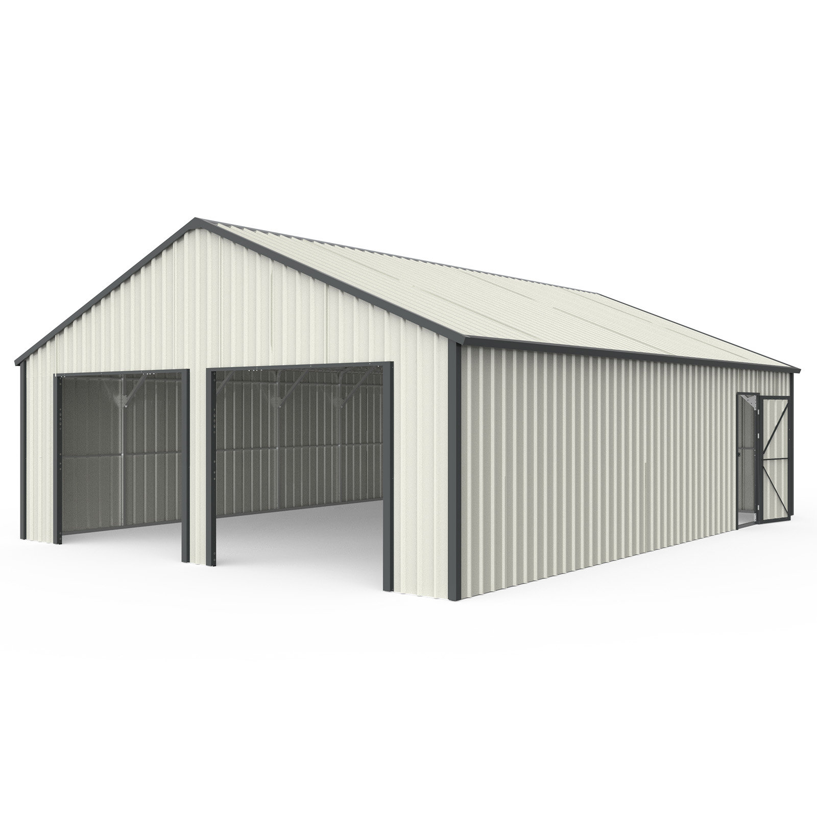 Chery Industrial Large Metal Storage Shed Garage Shed | Wayfair