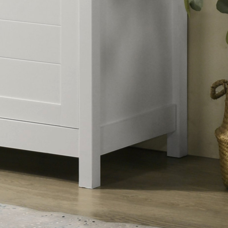 Lark Manor™ Barnhart 35" Storage Cabinet Framed Slatted Panel Design ...