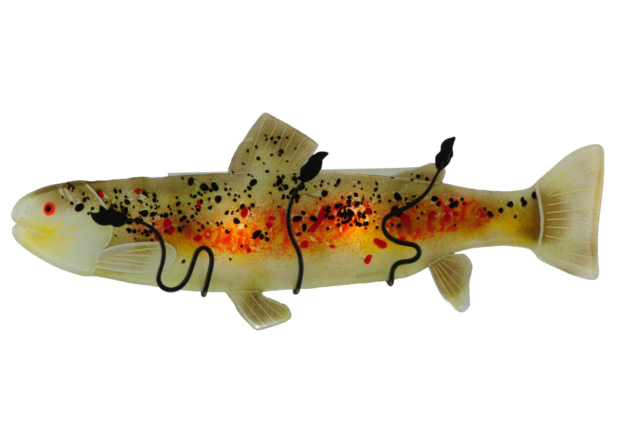 Meyda Lighting Metro Fusion 2-Light Trout Glass Flush Mounted Sconce ...