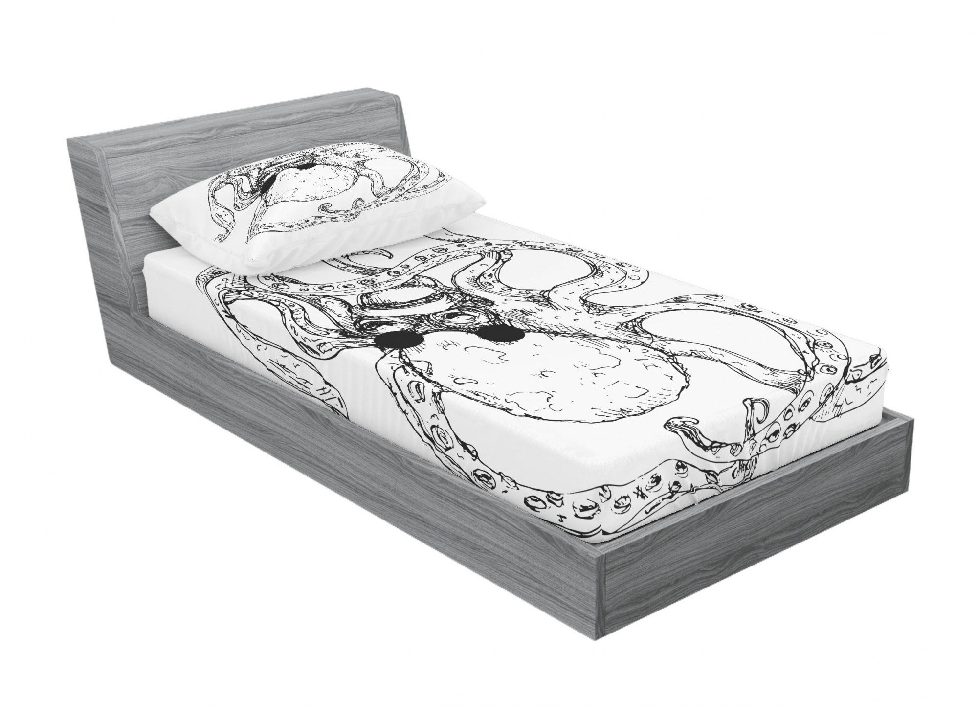 Ambesonne Octopus Sheet Set | Wayfair