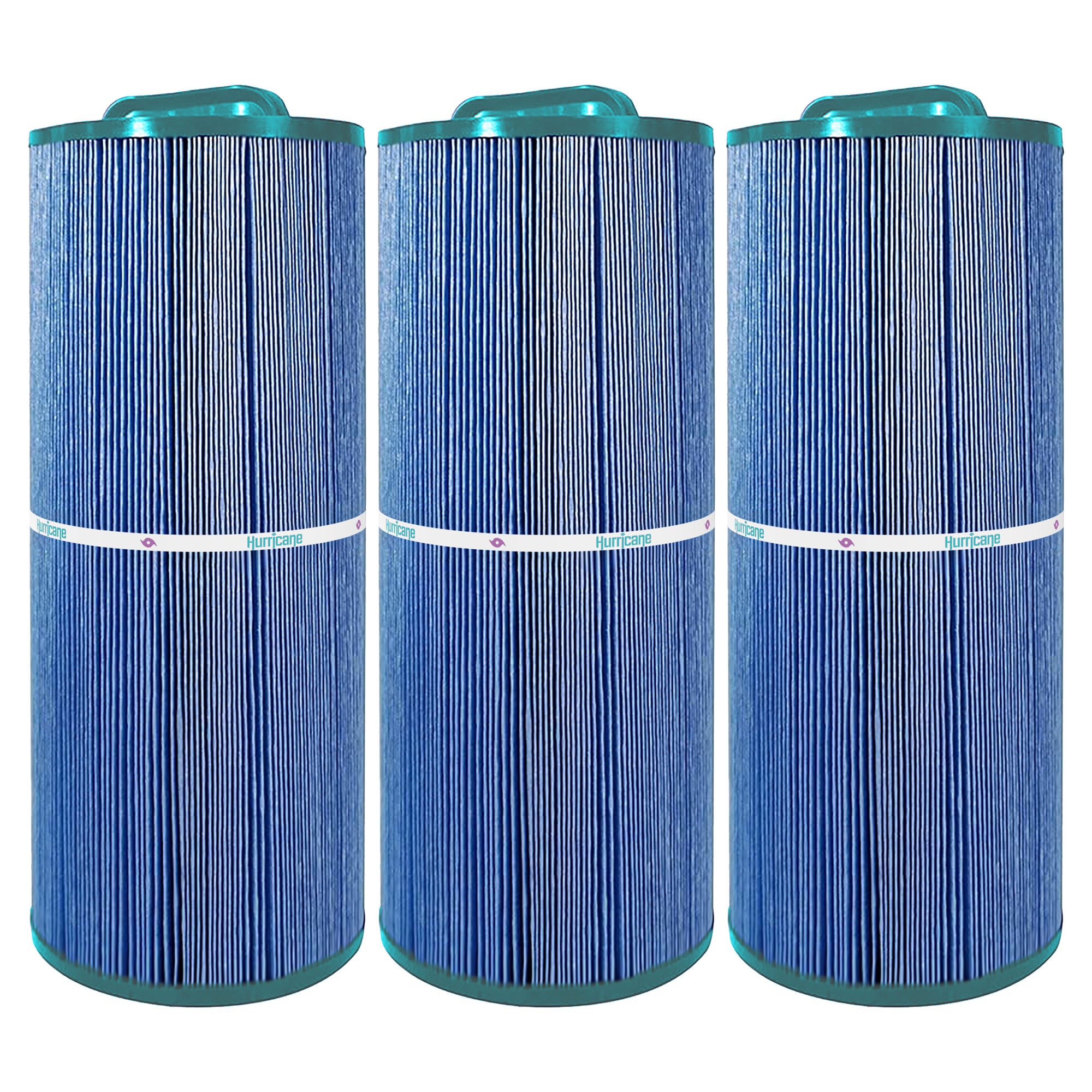 Hurricane 3 Pack HF5H502-01M Elite Aseptic Pool Spa Filter Cartridge ...