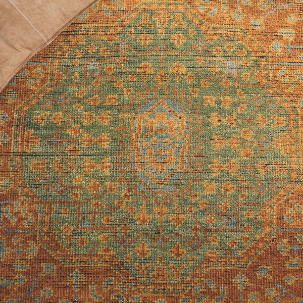 Bungalow Rose Kline Hand Knotted New Zealand Wool Oriental Rug | Wayfair