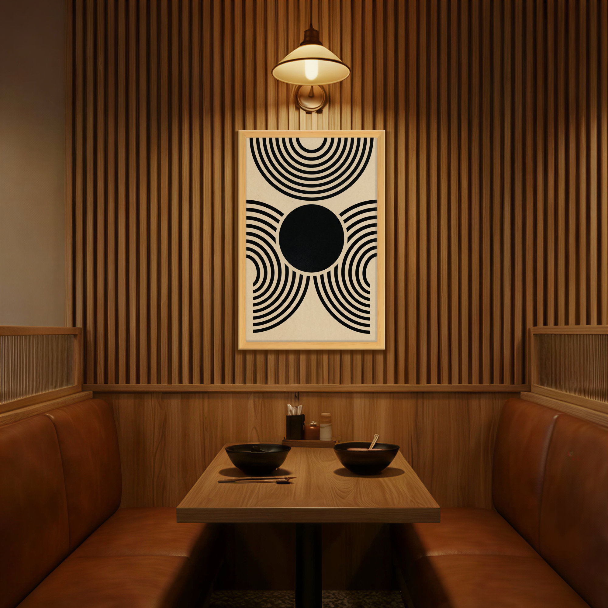George Oliver Abstract Concentric Circles Geometric Abstract Design ...