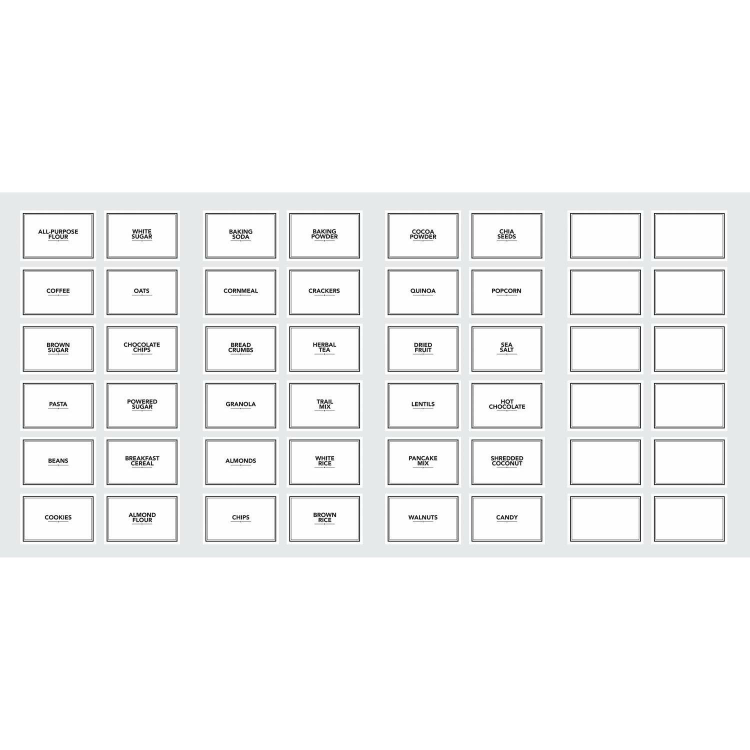Symple Stuff Pantry Labels Wall Decal & Reviews - Wayfair Canada