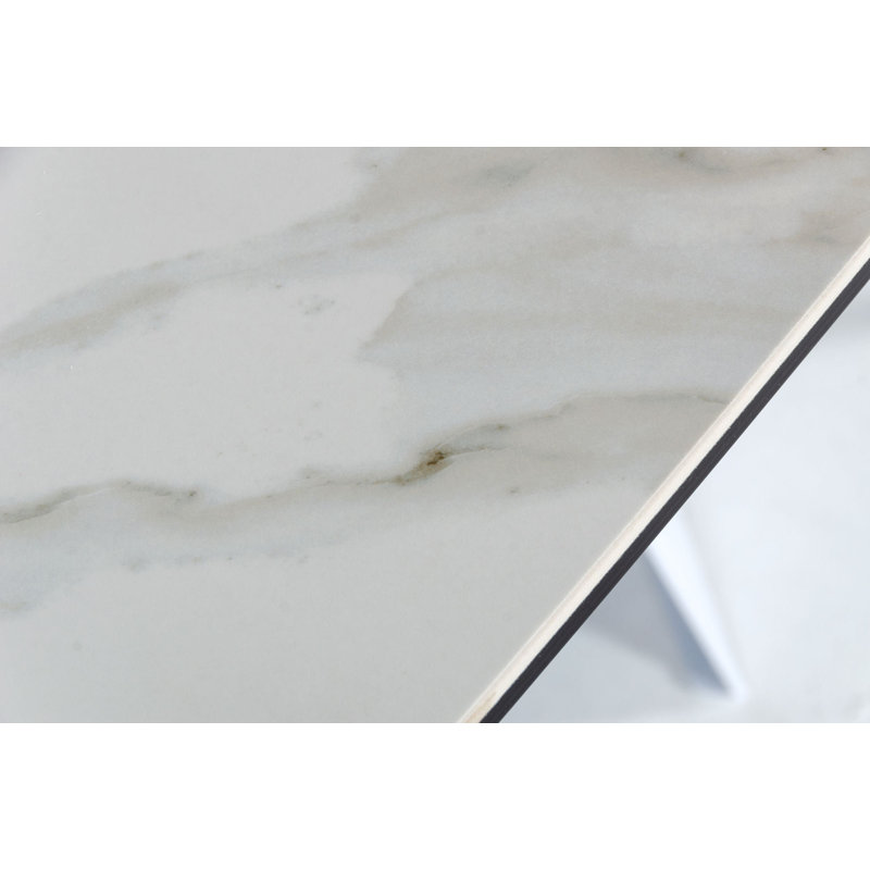 Brayden Studio® Encanto - Modern White Dining Table | Wayfair