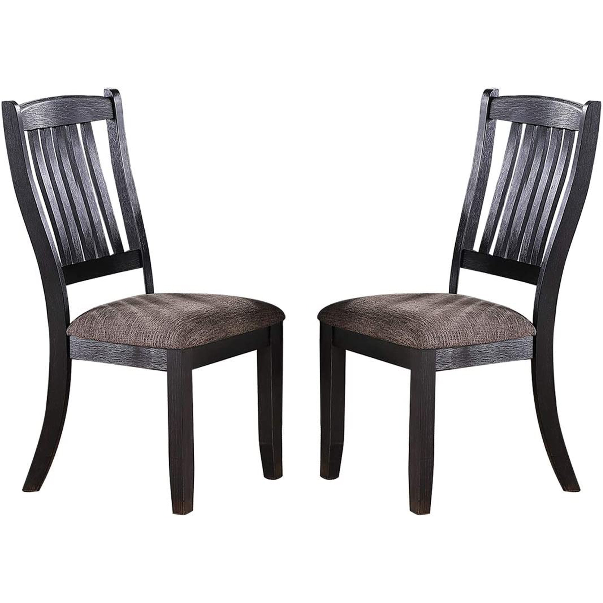 Darby Home Co Dark Coffee Classic Wood Kitchen Dining Room Set Of 2 ...