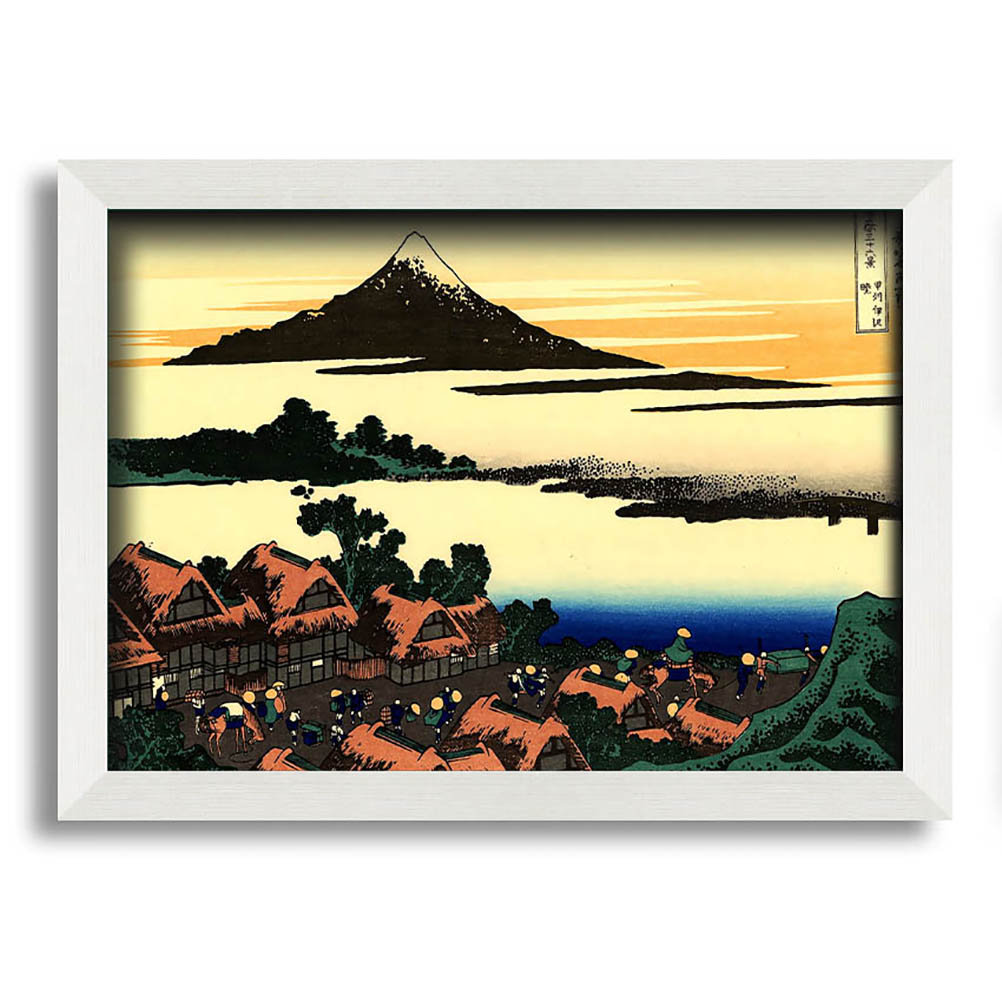 Ophelia & Co. Dawn At Isawa In The Kai Province by Katsushika Hokusai ...