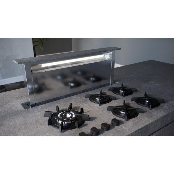 Sirius Range Hoods 1100 Cubic Feet Per Minute Convertible Downdraft ...