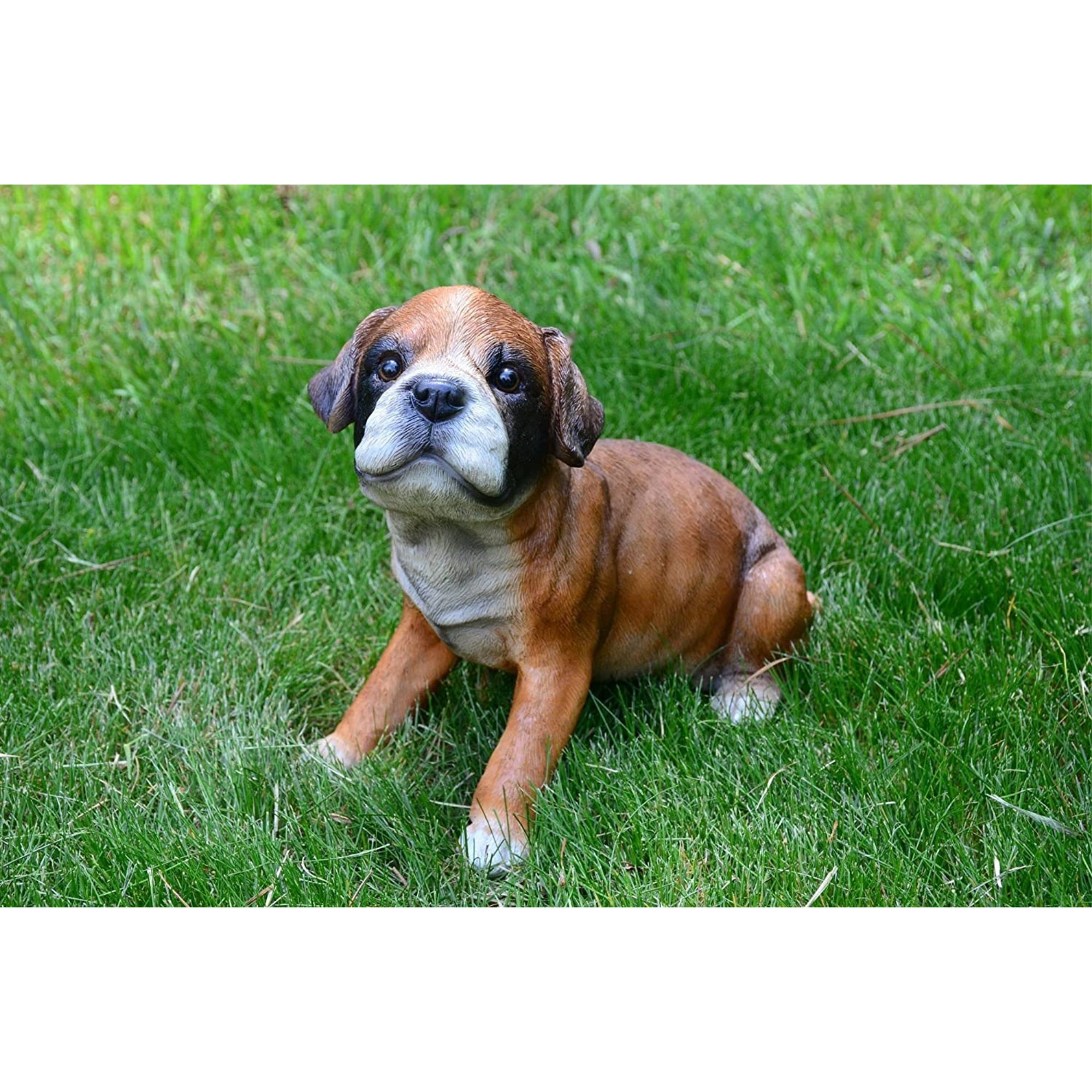 Red Barrel Studio® Rosemin Boxer Puppy Figurine | Wayfair