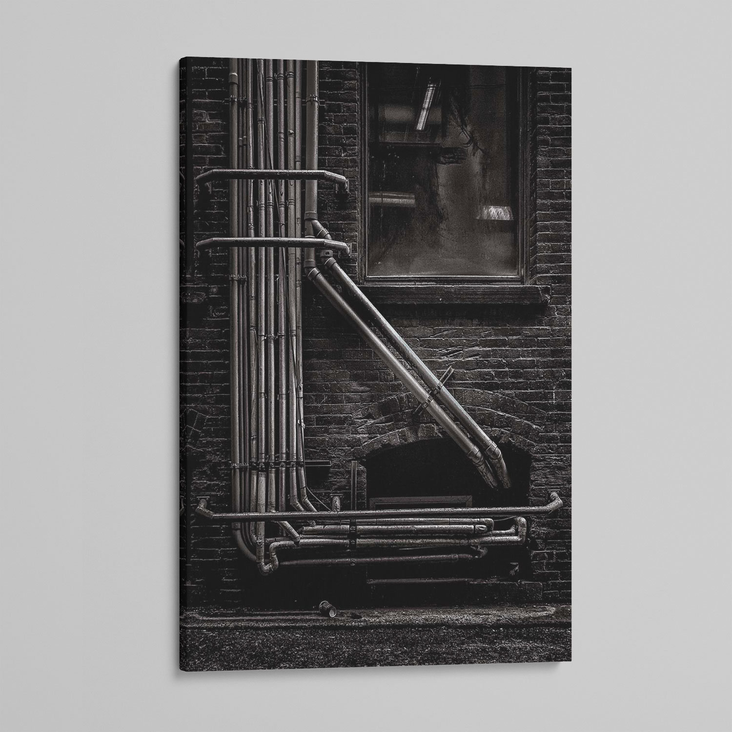 17 Stories Alleyway Pipes No 2 by Brian Carson - Photograph Print on ...