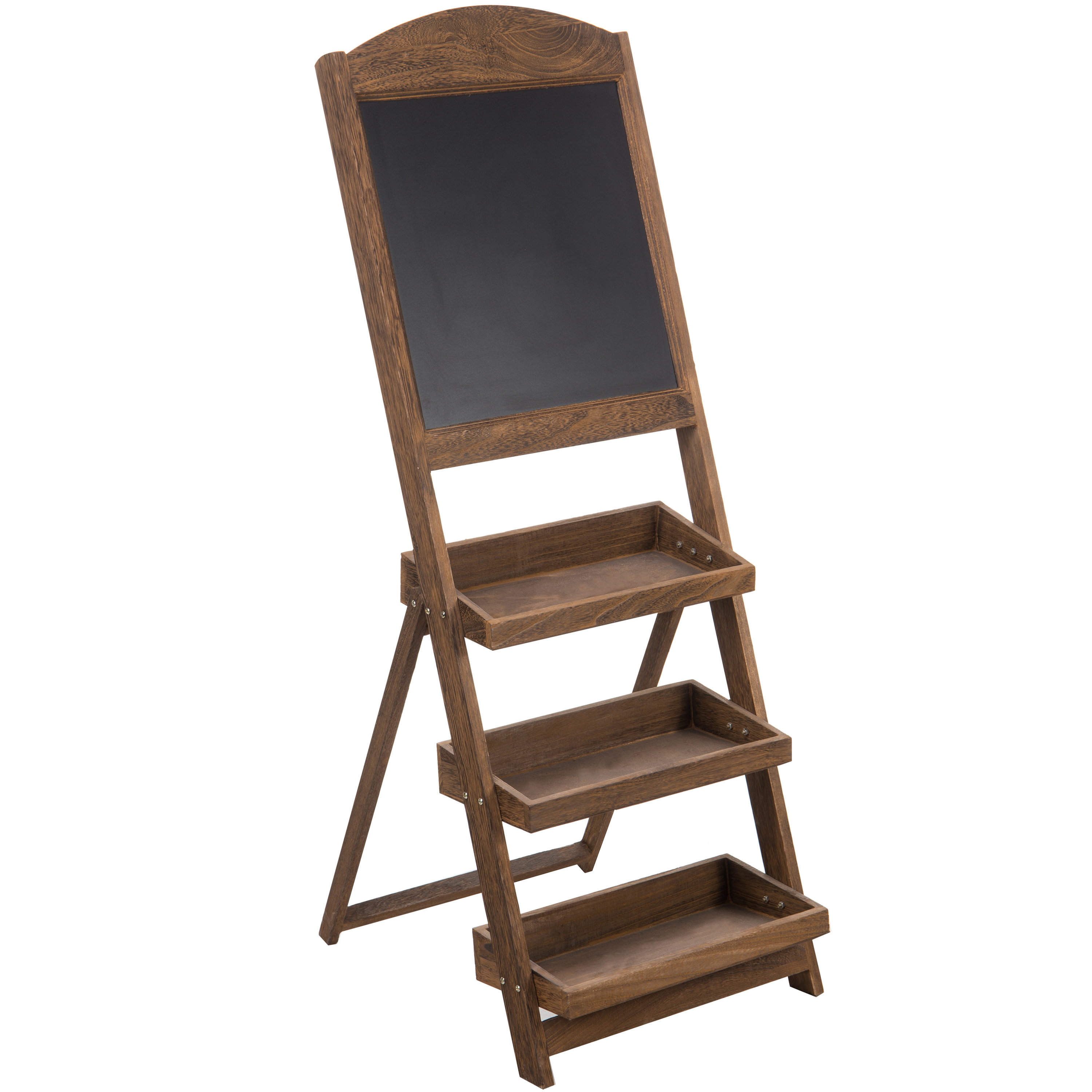 Millwood Pines 3-Tier Shlef Free Standing Wood Chalkboard & Reviews ...