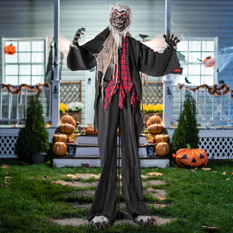 The Holiday Aisle® 8.2 Ft Halloween Animatronics Sound-Activated ...