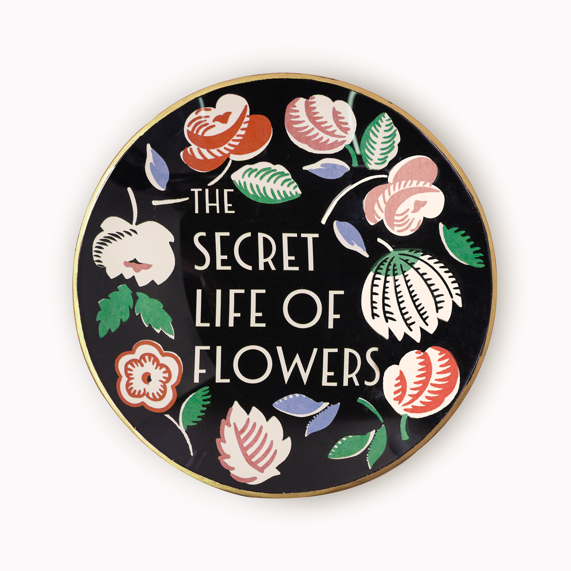 Mercer41 Round Glass Tray, The Secret Life Of Flowers - Wayfair Canada