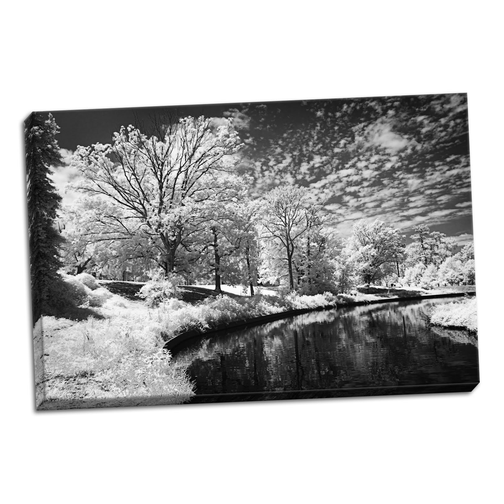 Ebern Designs 'Bryan Lake II' Photographic Print on Wrapped Canvas ...