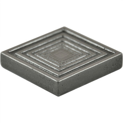 Nichetiles Focus 2'' x 2'' Metal Decorative Tile Insert | Wayfair