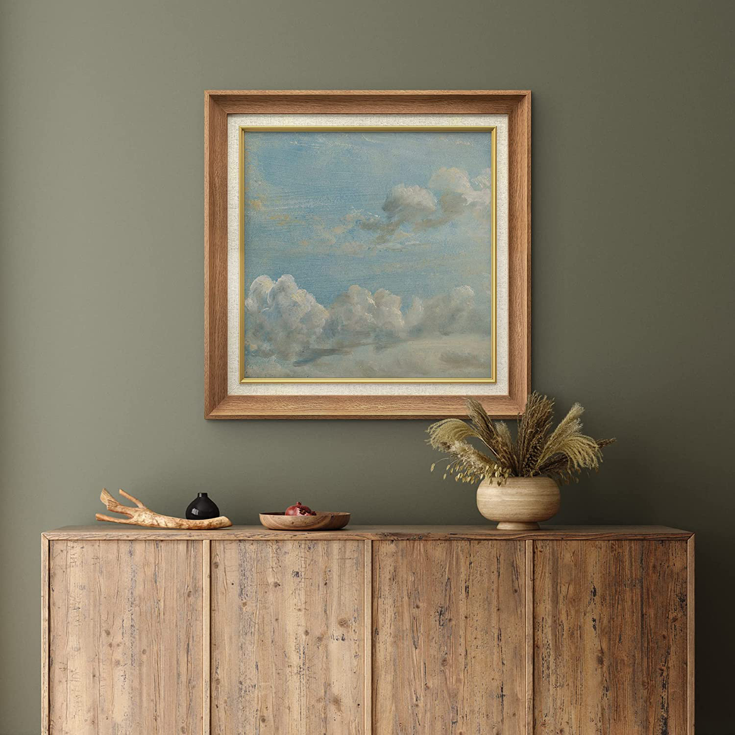 SIGNLEADER Summer Cloud by Claude Monet - Picture Frame Painting on ...