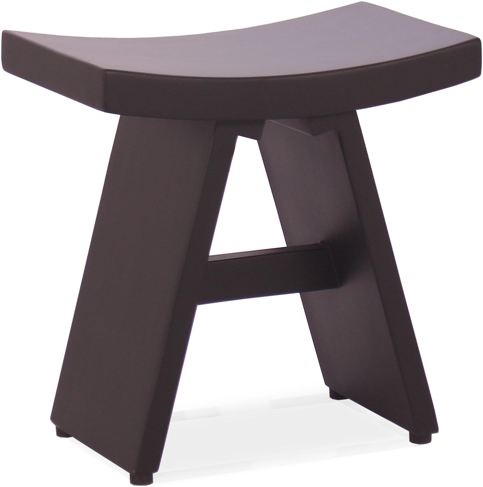 Aqua Teak 18" Asia Decorative Wood Bench | Wayfair