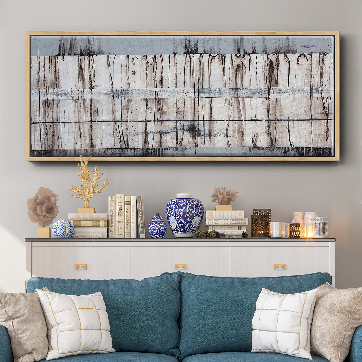 Wexford Home Granite - Framed Canvas | Wayfair