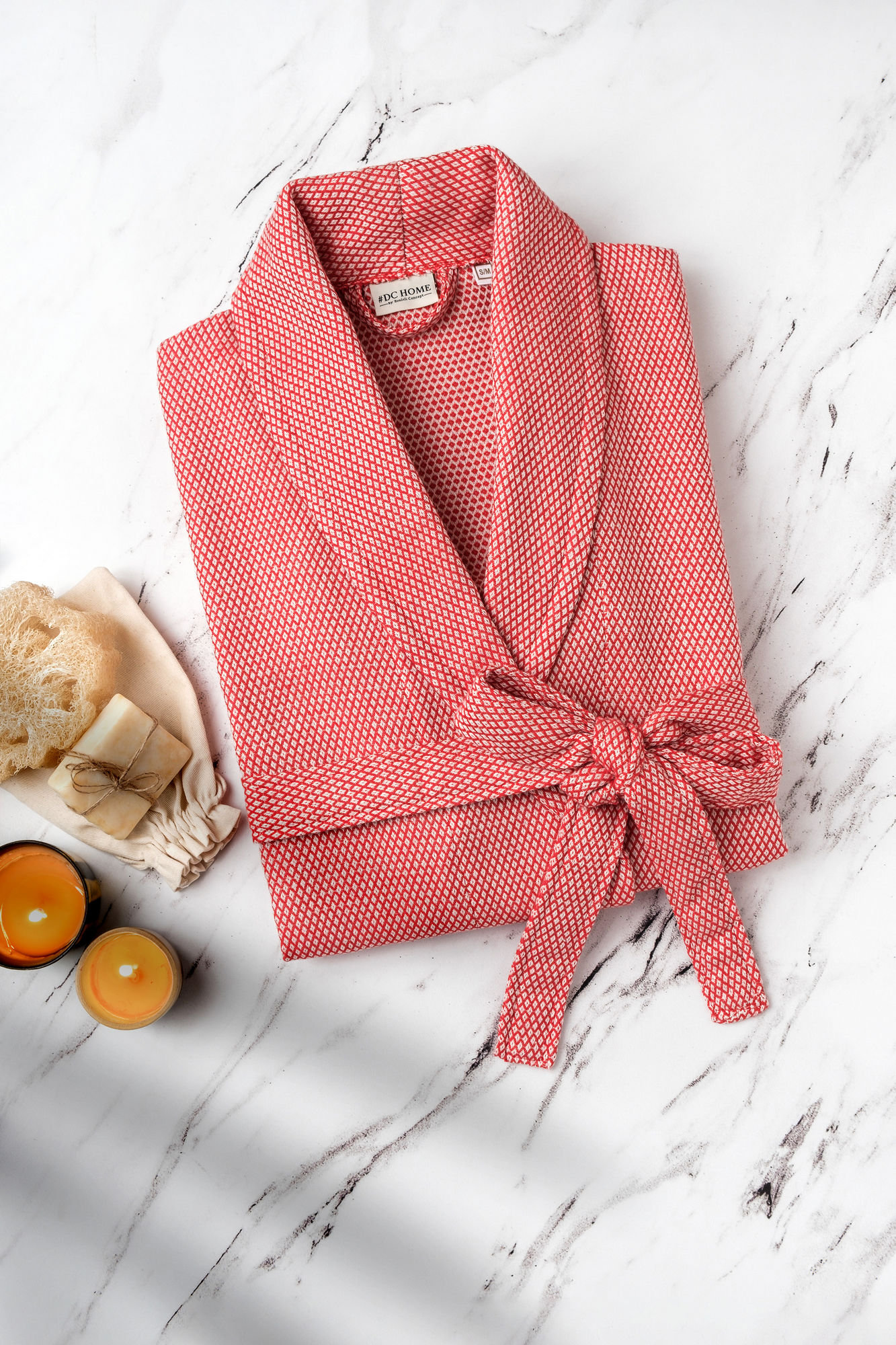 East Urban Home 100% Cotton Mid-Calf Bathrobe with Pockets | Wayfair