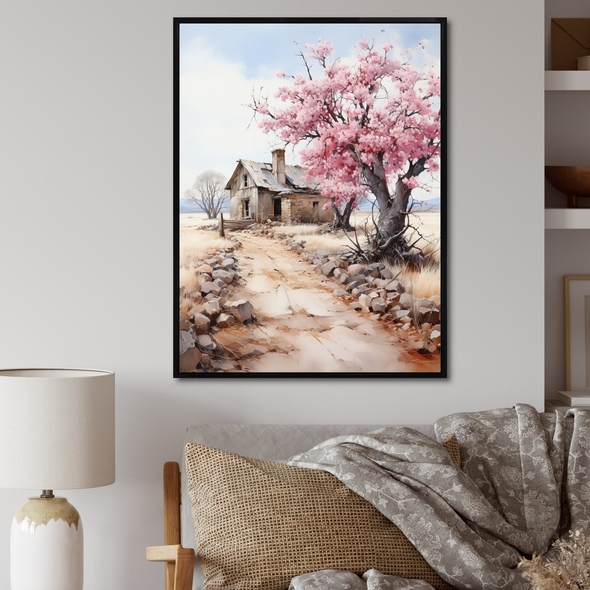 Red Barrel Studio® Vallene Pink Farmhouse Homestead Harmony III | Wayfair