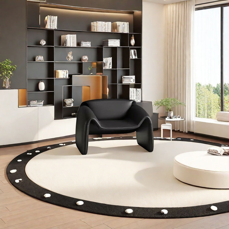 ANCOREY Semi-circular arc office negotiating sofa | Wayfair