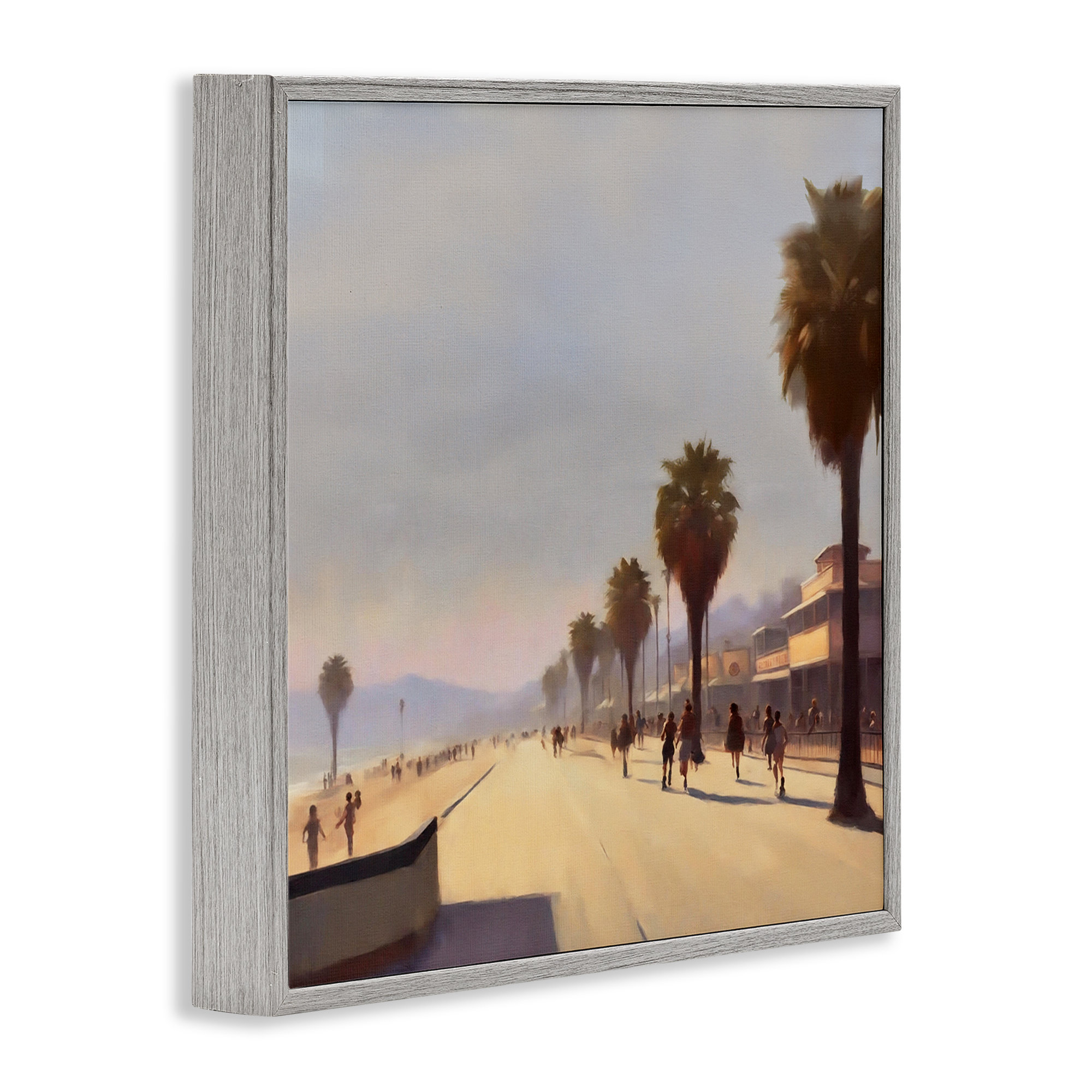 Bay Isle Home™ Palm Tree Boulevard Framed Giclee Art by Noah Bay ...