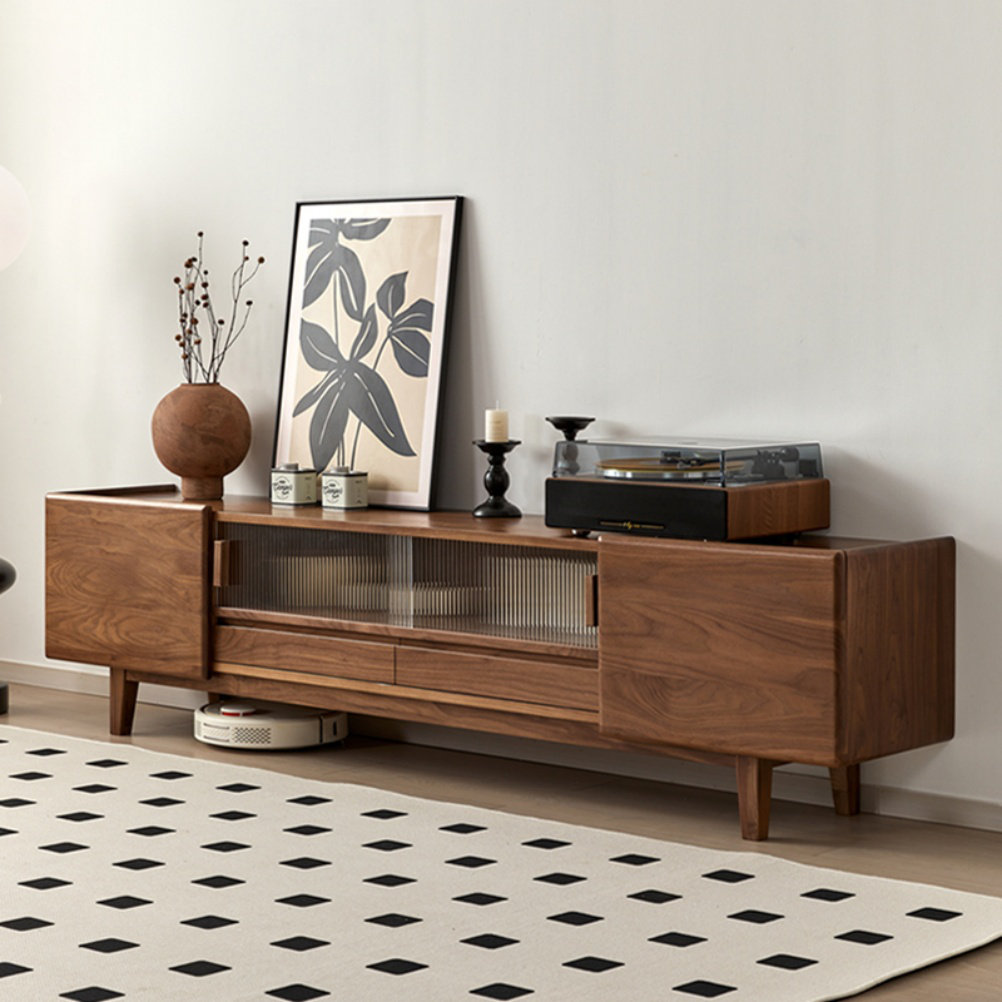 Red Barrel Studio® Creative Solid Wood TV Stand | Wayfair