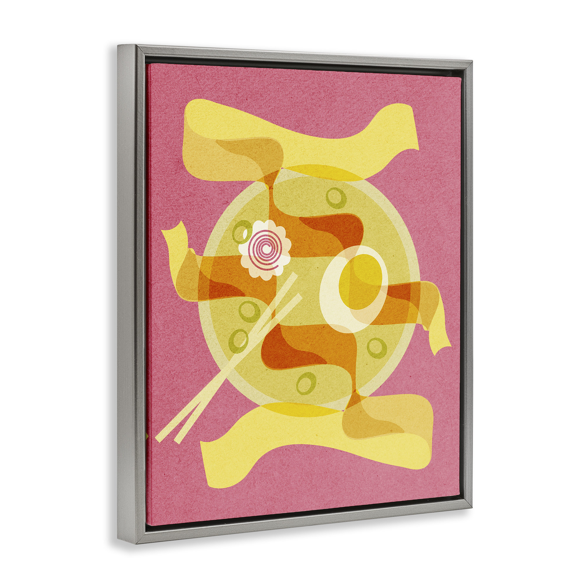 George Oliver Retro Mod Ramen Bowl Floating Frame, design by Lil' Rue ...