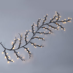The Holiday Aisle® 7.55Ft.LED Light Artificial Tree Branches Light Vine ...