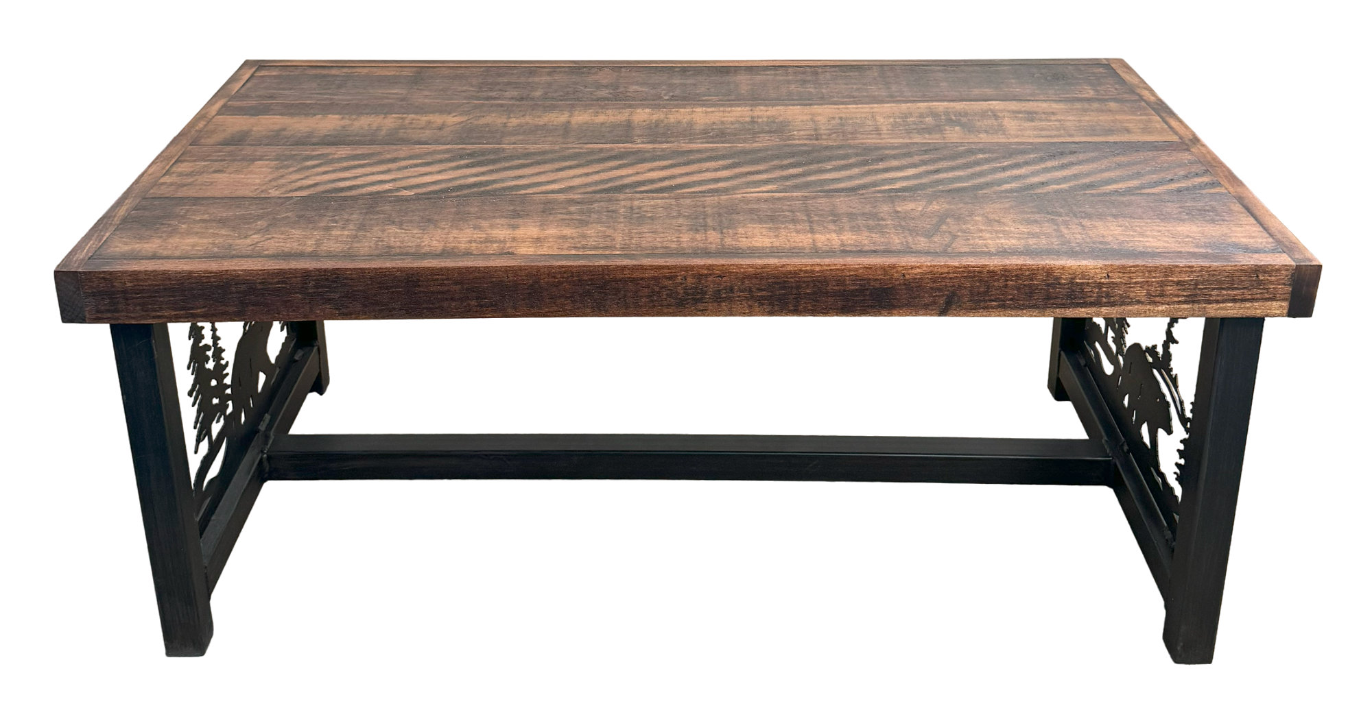 Loon Peak® RUGGED PINE/ROUGH STAIN TREE FURNITURE SET: 1-COFFEE TABLE ...