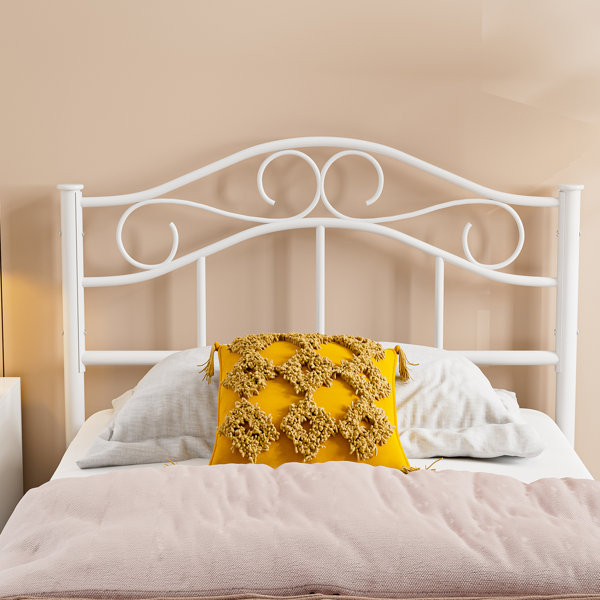 Red Barrel Studio® Anary Metal Headboard, Adjustable Height, Steel ...