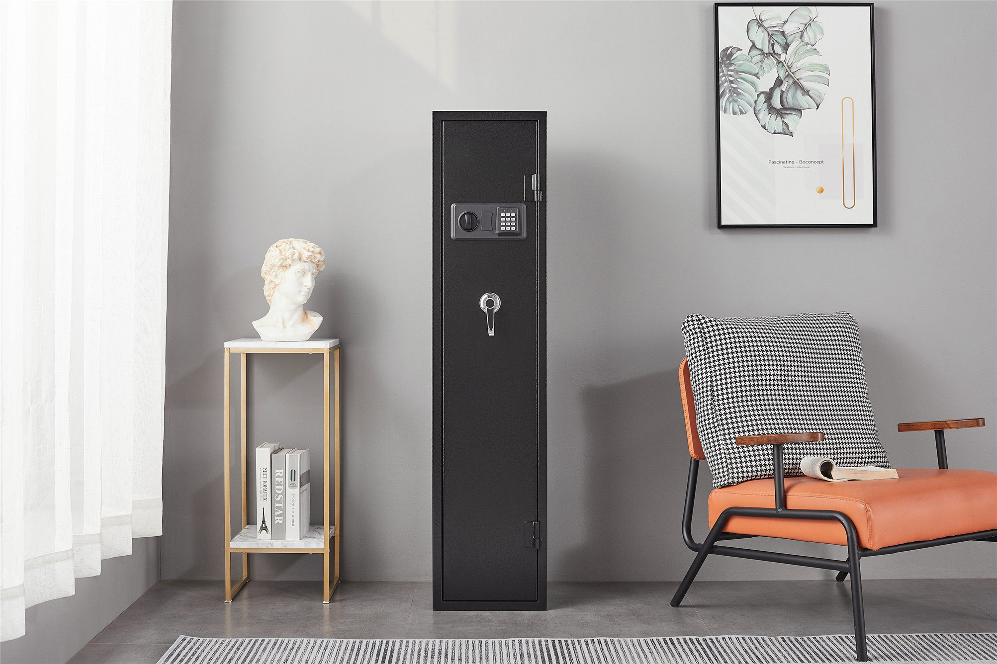 Creationstry Quick Access Electronic Gun Safe with Key Lock | Wayfair