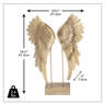Rosdorf Park Alwin Angel Wings Table Top Sculpture & Reviews | Wayfair