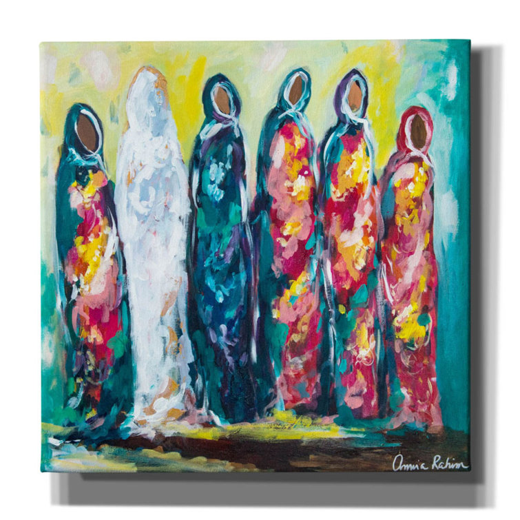 Ivy Bronx Kainyn The Wedding On Canvas by Amira Rahim Print | Wayfair