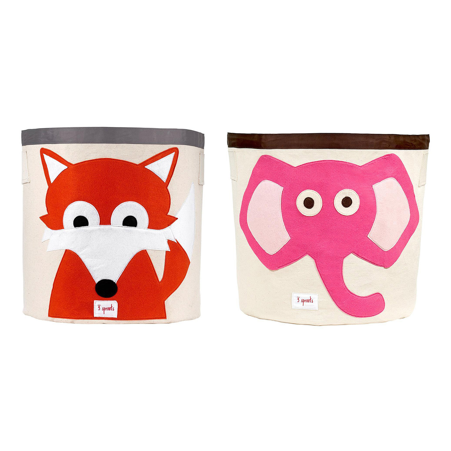 3 Sprouts Fabric Storage Bin | Wayfair